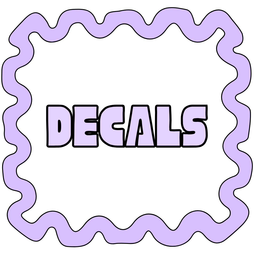 4 Inch Decals UV-DTF – VibeyDesigns Au