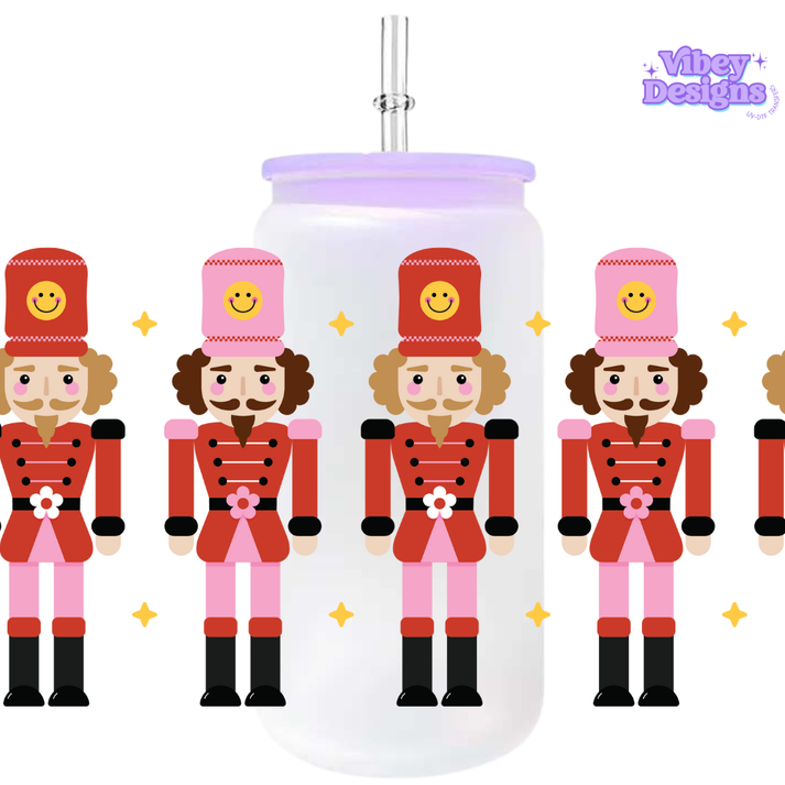 Uv Dtf Wrap For 16oz Libbey Glass - Nut Crackers – VibeyDesigns Au